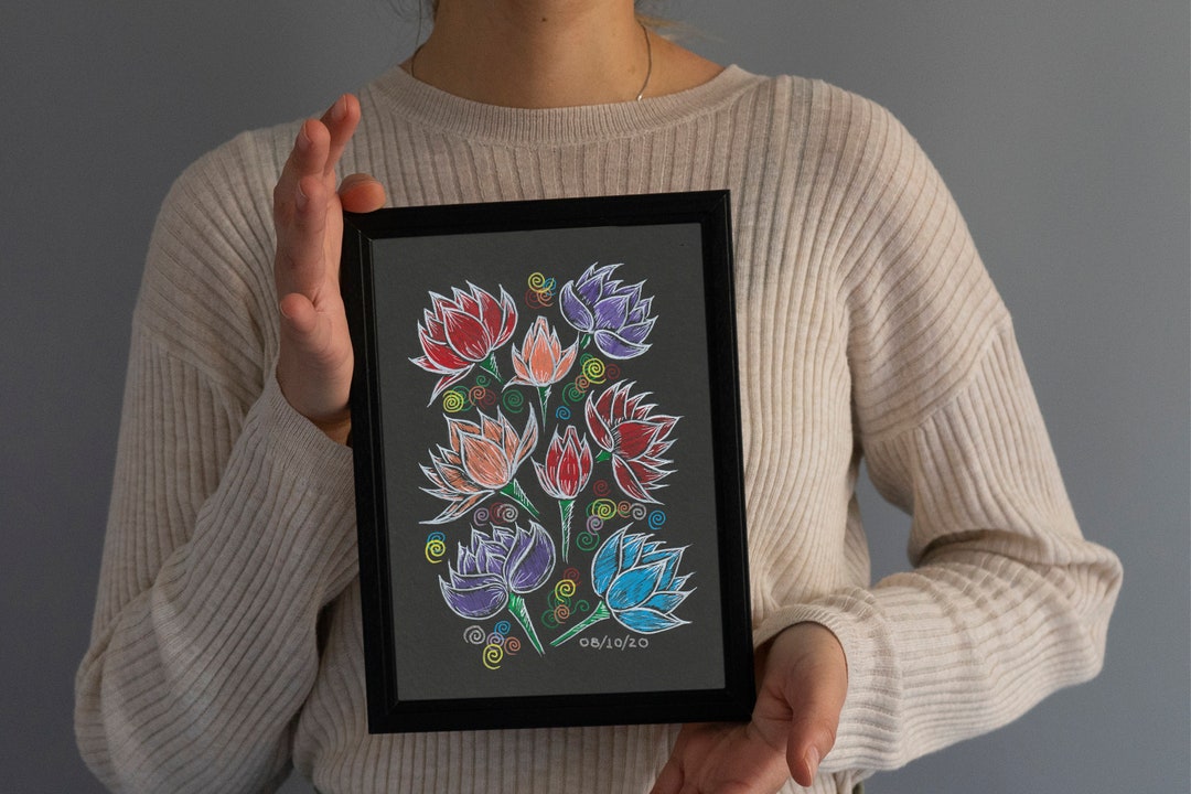 Drawing A5 Black Paper Color - Etsy