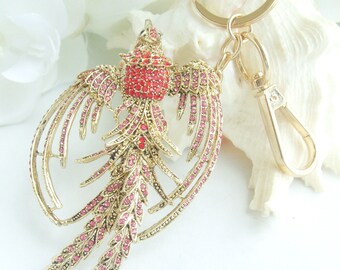 Phoenix Key Chain - Etsy