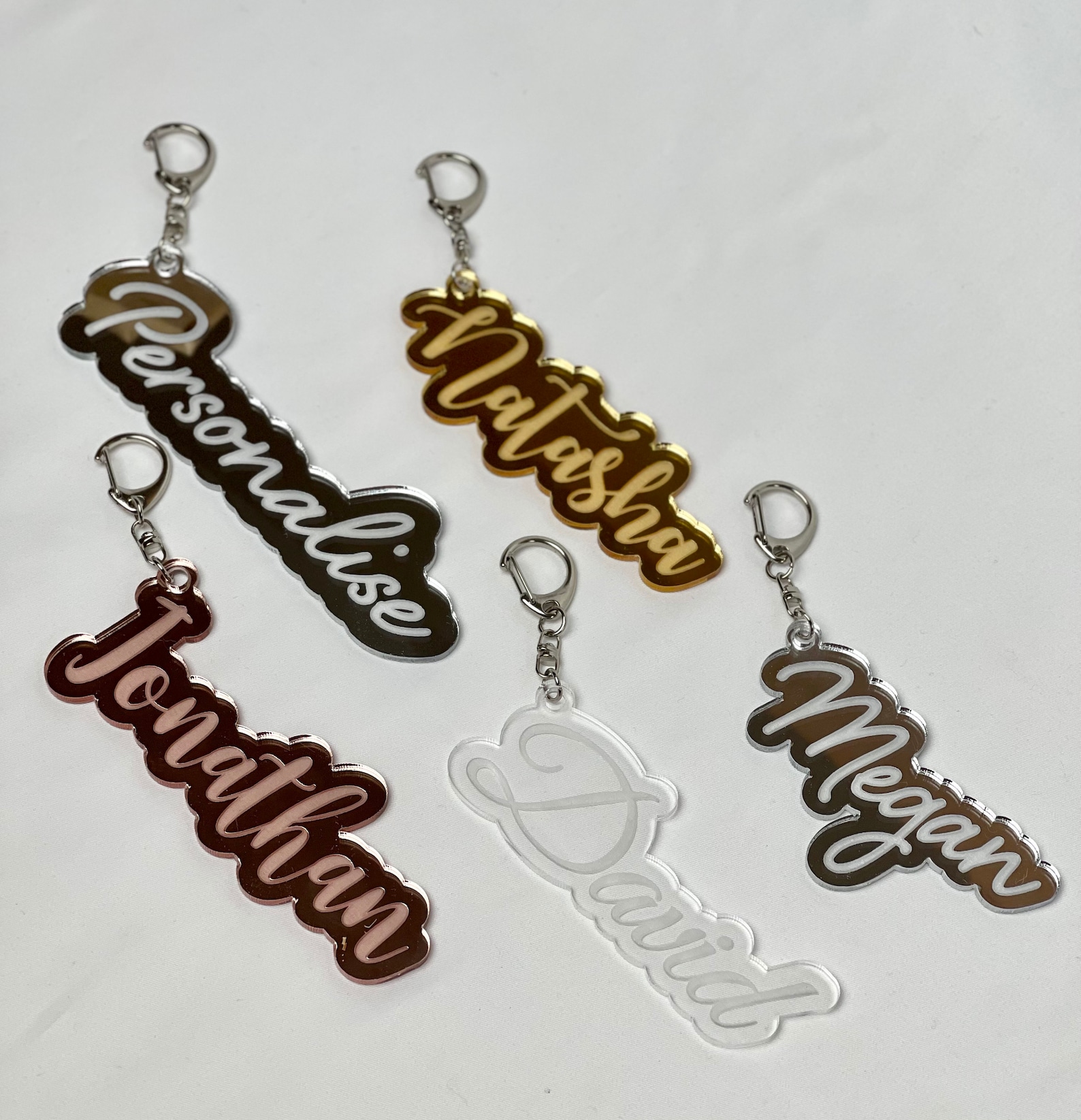 Llavero acrílico personalizado / Llavero personalizado / | Etsy