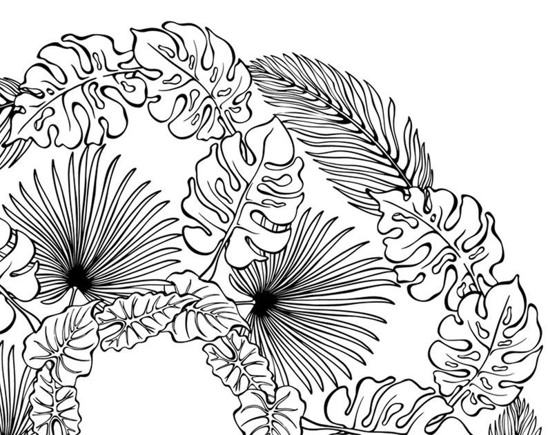 Secret Garden Coloring Page, Printable Adult Coloring Books PDF, Cozy ...