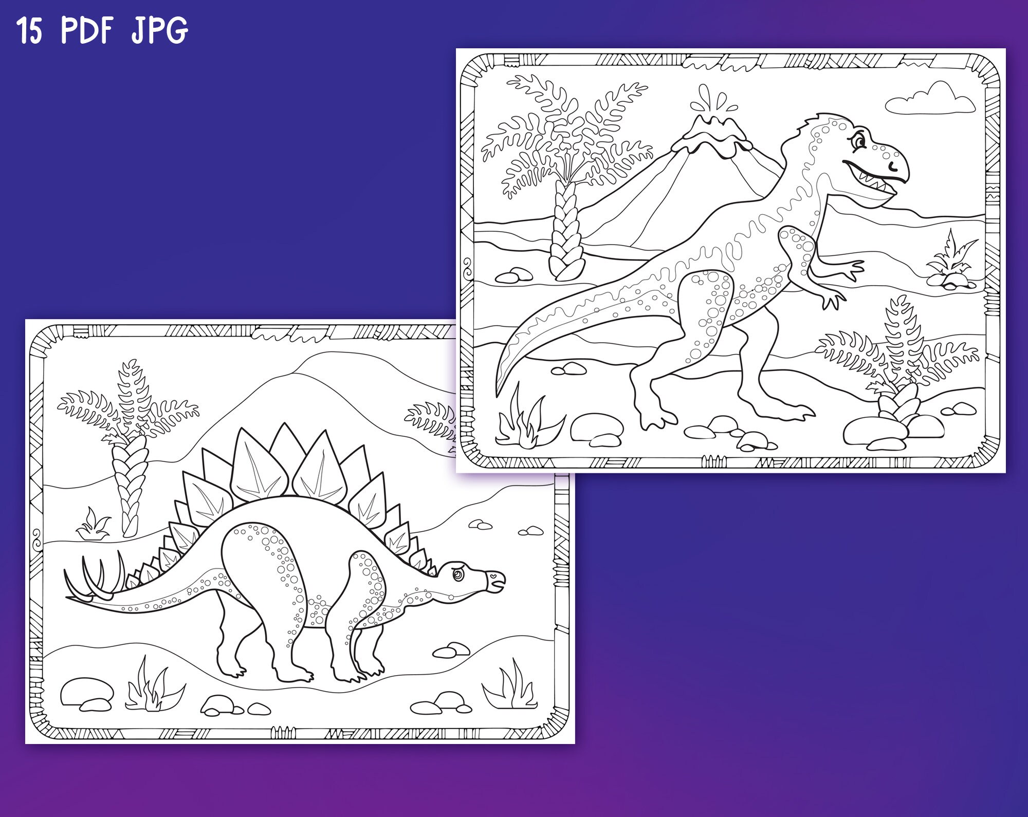 Preschool Worksheets. Dinosaur Busy Book, Coloring Book. Dinosaur Decor ...