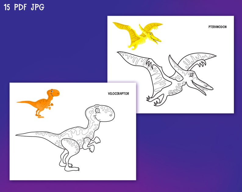 Preschool Worksheets. Dinosaur Busy Book, Coloring Book. Dinosaur Decor ...