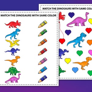 Dinosaur Busy Book, Preschool Worksheets. Quiet Book, Preschool ...