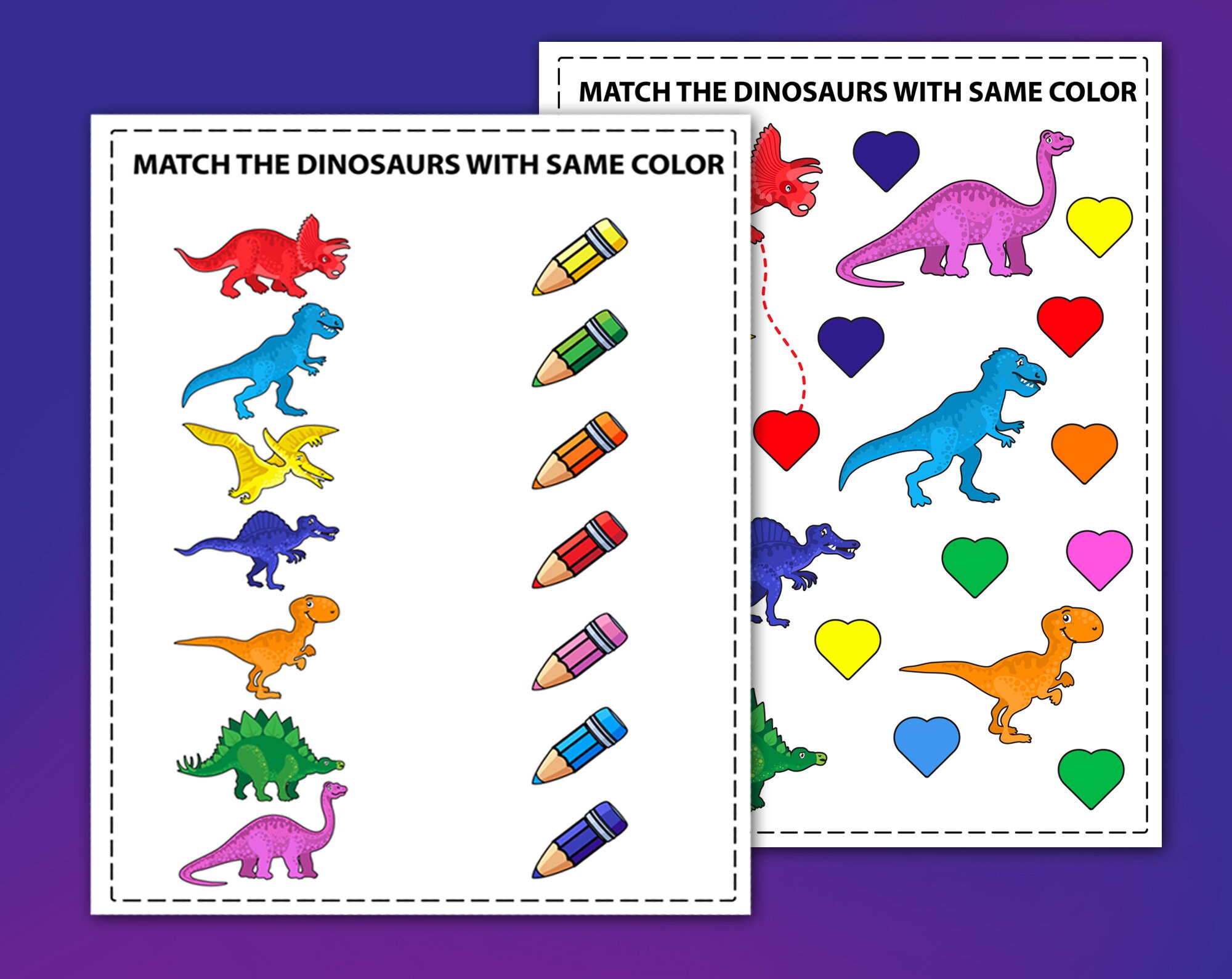 Dinosaur Busy Book, Preschool Worksheets. Quiet Book, Preschool ...