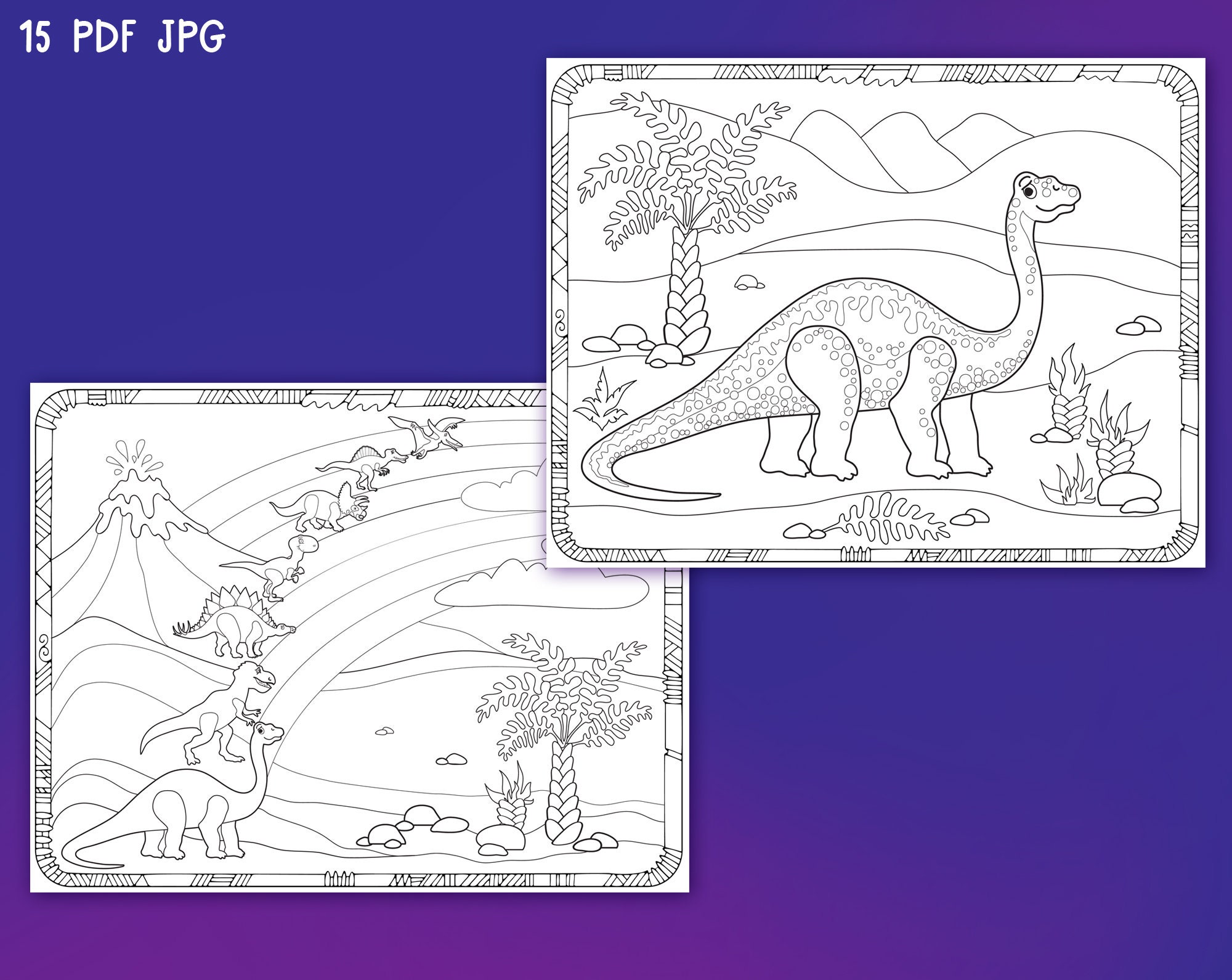 Preschool Worksheets. Dinosaur Busy Book, Coloring Book. Dinosaur Decor ...