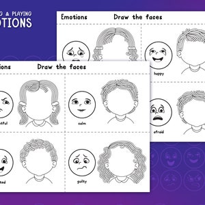 Feelings Clipart. Preschool Curriculum. Emotions Chart. Quiet Book ...