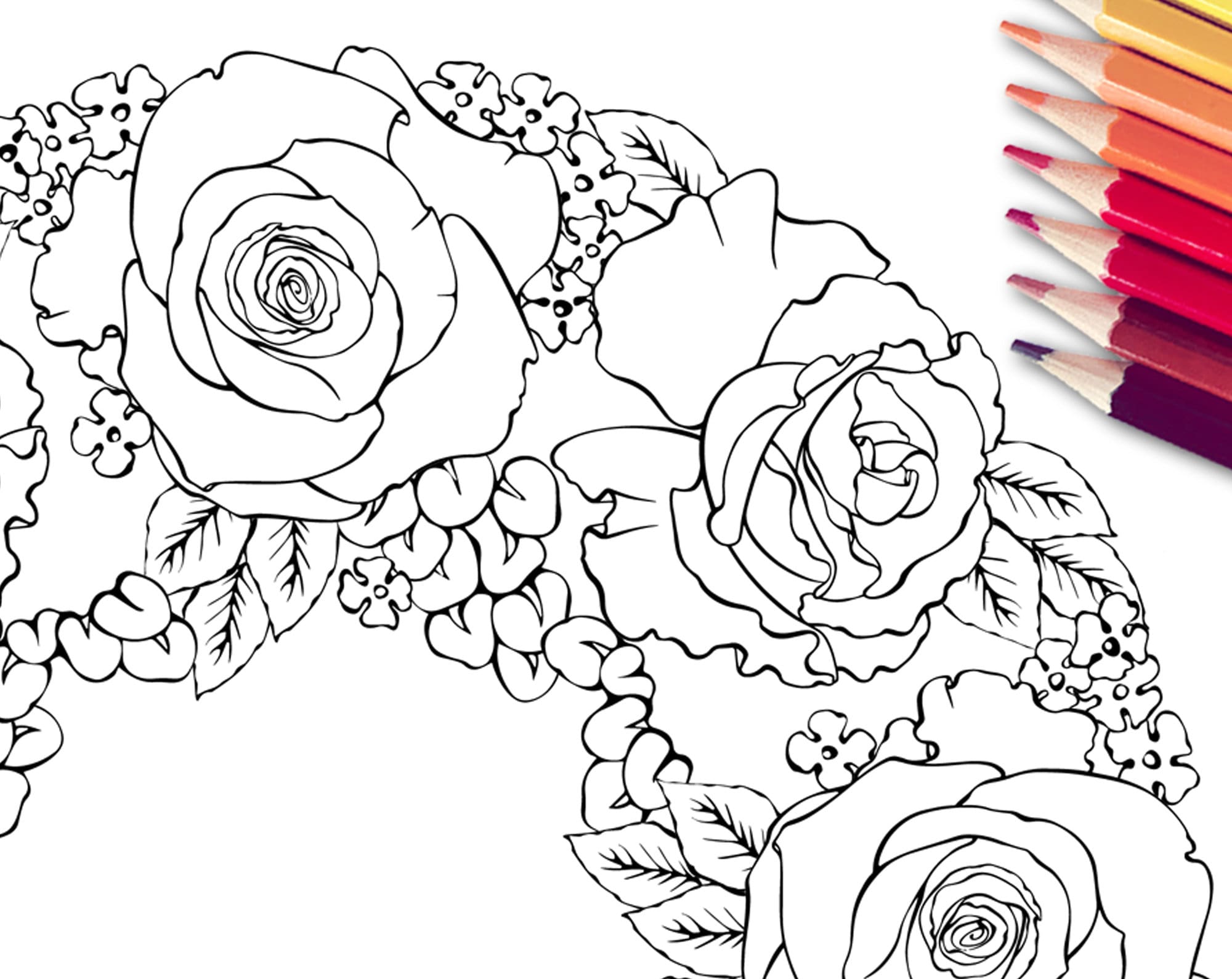 Little Cozy Town, Coloring Page, Printable Adult Coloring Books PDF ...