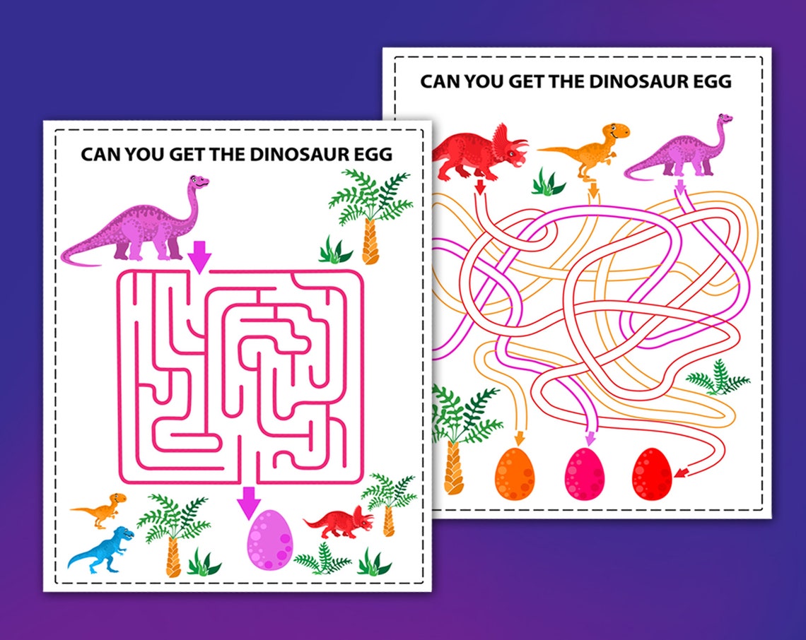 Dinosaur Busy Book, Preschool Worksheets. Quiet Book, Preschool ...