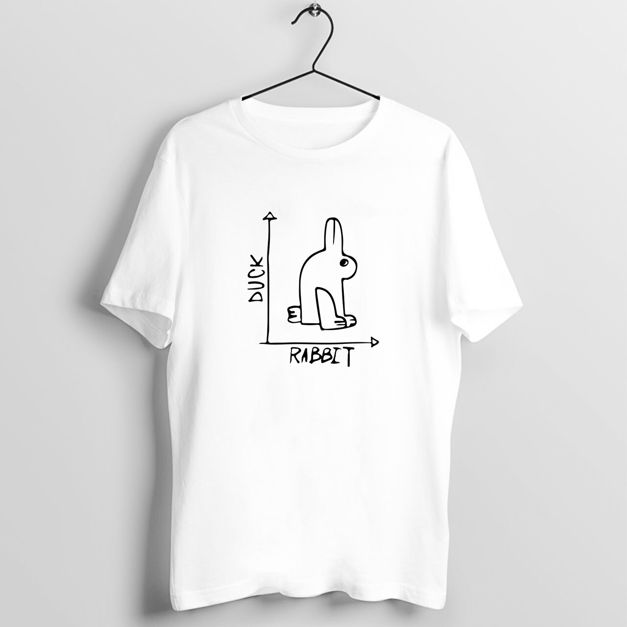 Rabbit Duck Graph Shirt Optical Illusion Joke Math Shirt - Etsy