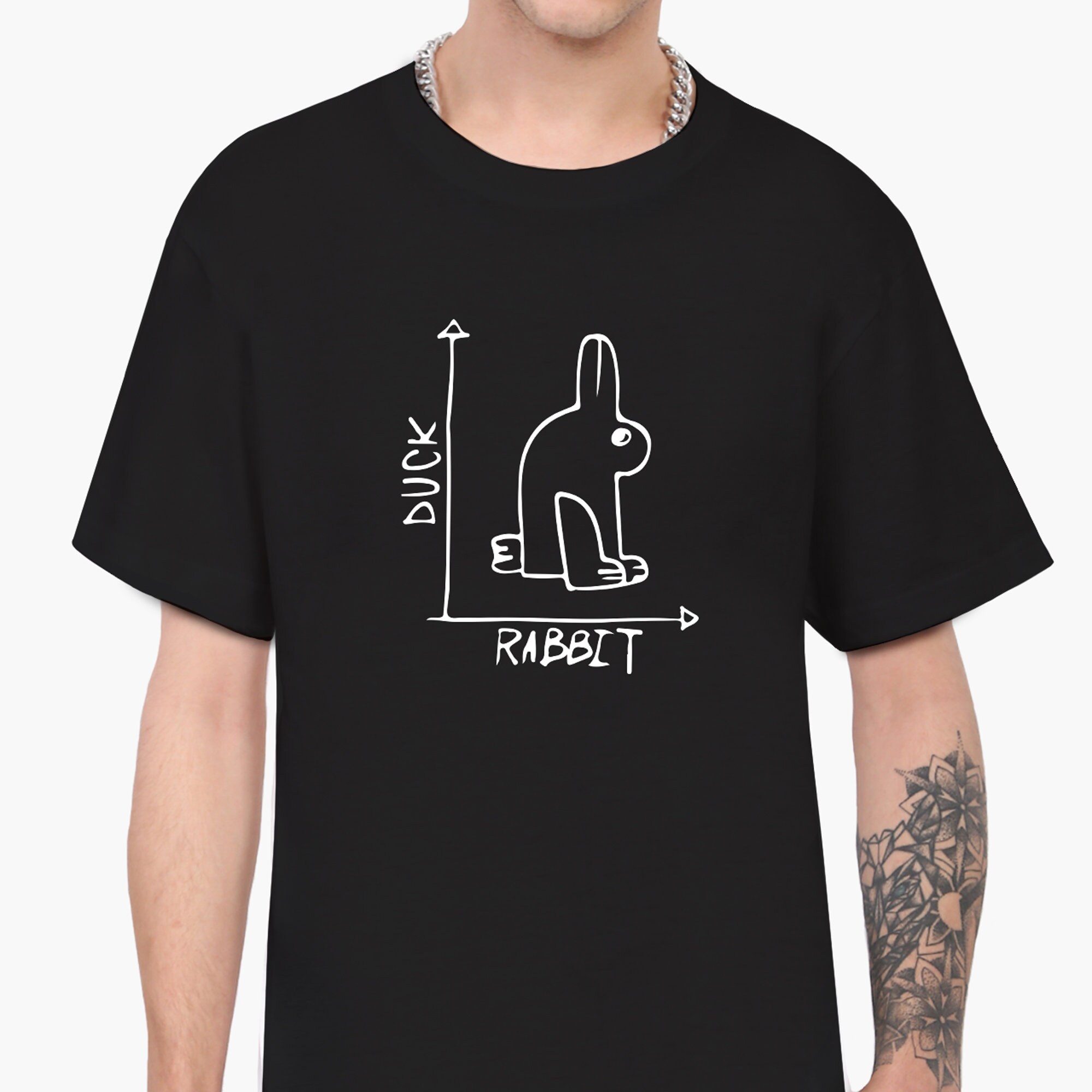 Rabbit Duck Graph Shirt Optical Illusion Joke Math Shirt - Etsy