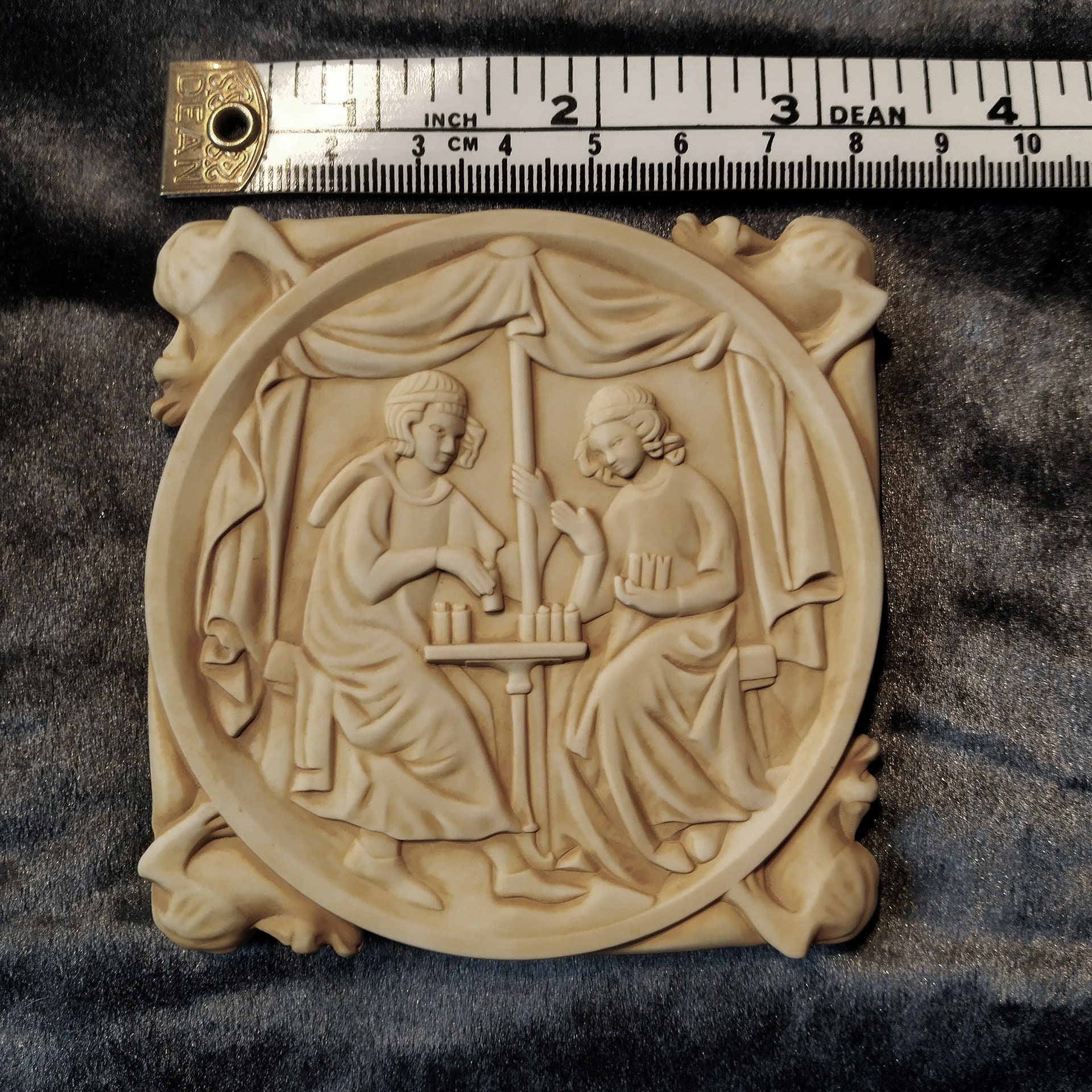 14th Century Compact Mirror Case Replica (mirror Steel or Perspex ...
