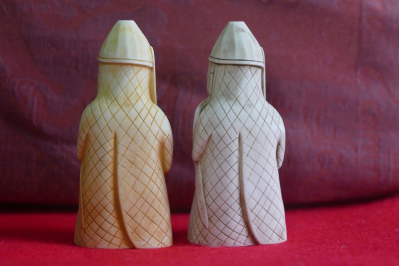 Isle of Lewis Berserker Chess Rook - 12th Century Faux Ivory Replica ...