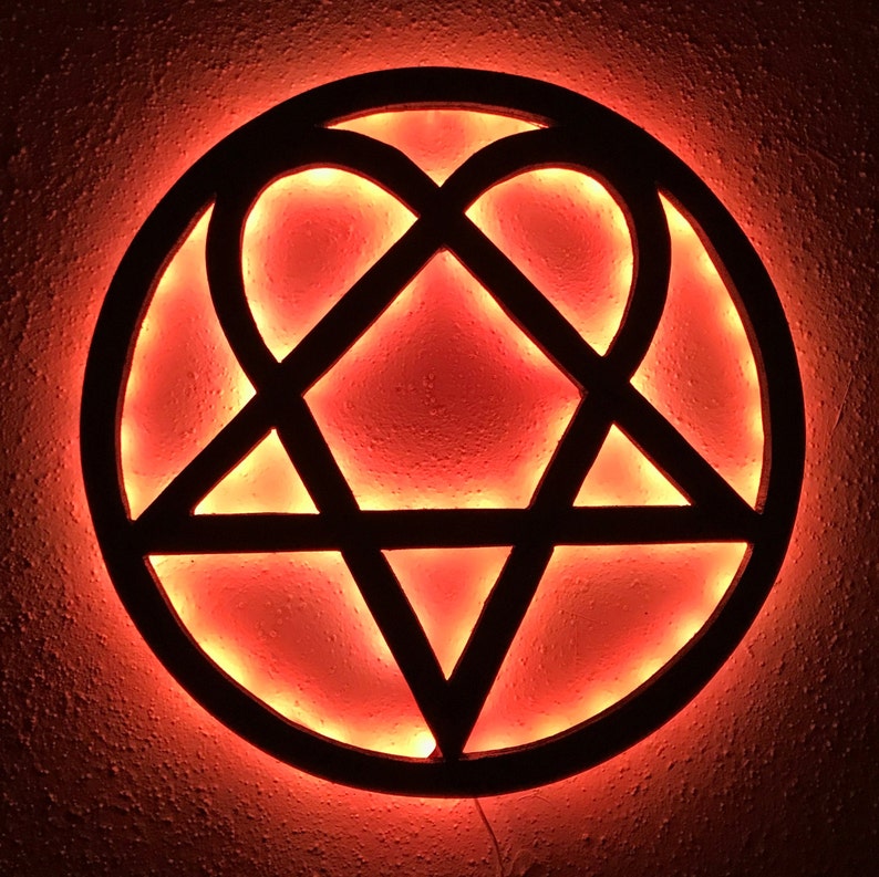 Heartagram Light | Etsy