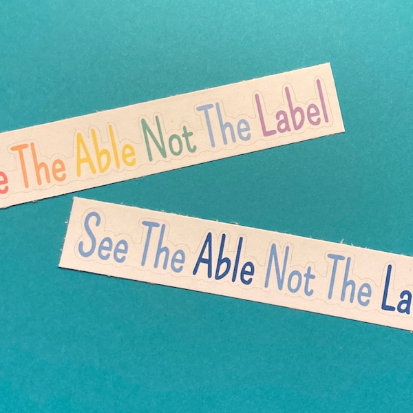See the Able Not the Label - Etsy