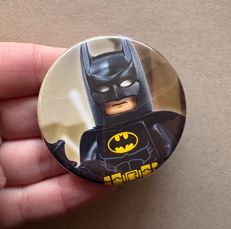 Lego DC Cartoon Children's Book Button Magnets (set of 8) 2.25 Inches ...