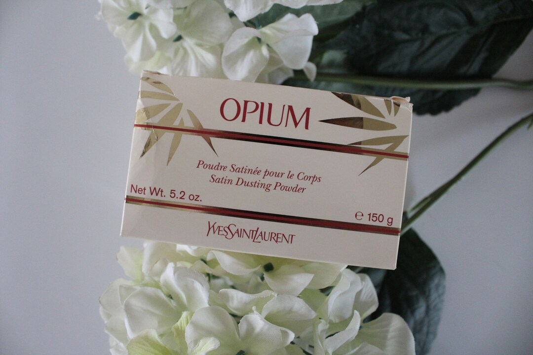 Vintage Yves Saint Laurent Opium Satin Dusting Powder 150g Original ...