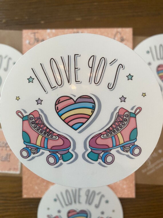 90s Sticker I Love the 90s Sticker - Etsy
