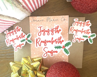 Jesus is the Reason for the Season Decal Religious Christian - Etsy