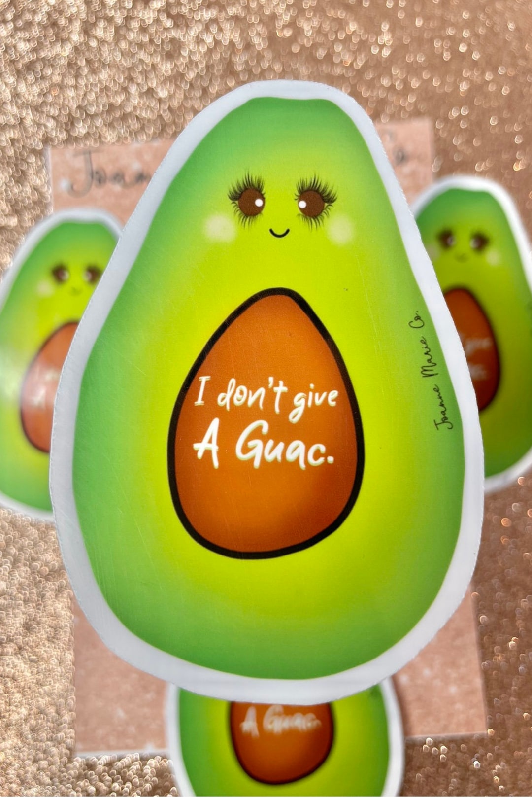 I Dont Give a Guac Sticker | Joanne Marie Co - Etsy