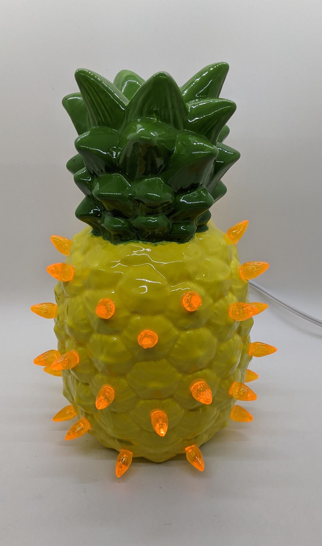 Lighted Pineapple Lamp - Etsy