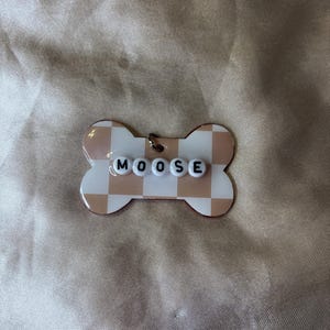 Custom Resin Dog Name Tags - Etsy