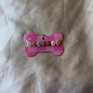 Custom Resin Dog Name Tags - Etsy