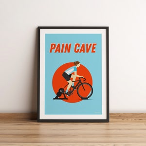 Pain Cave Print - Female - V1 - Indoor Cycling Print - Cycling ...