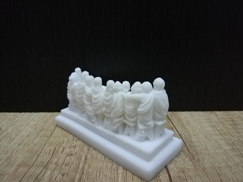 The Last Supper Handmade Marble Sculpture 5.3cm-2.08inh & | Etsy