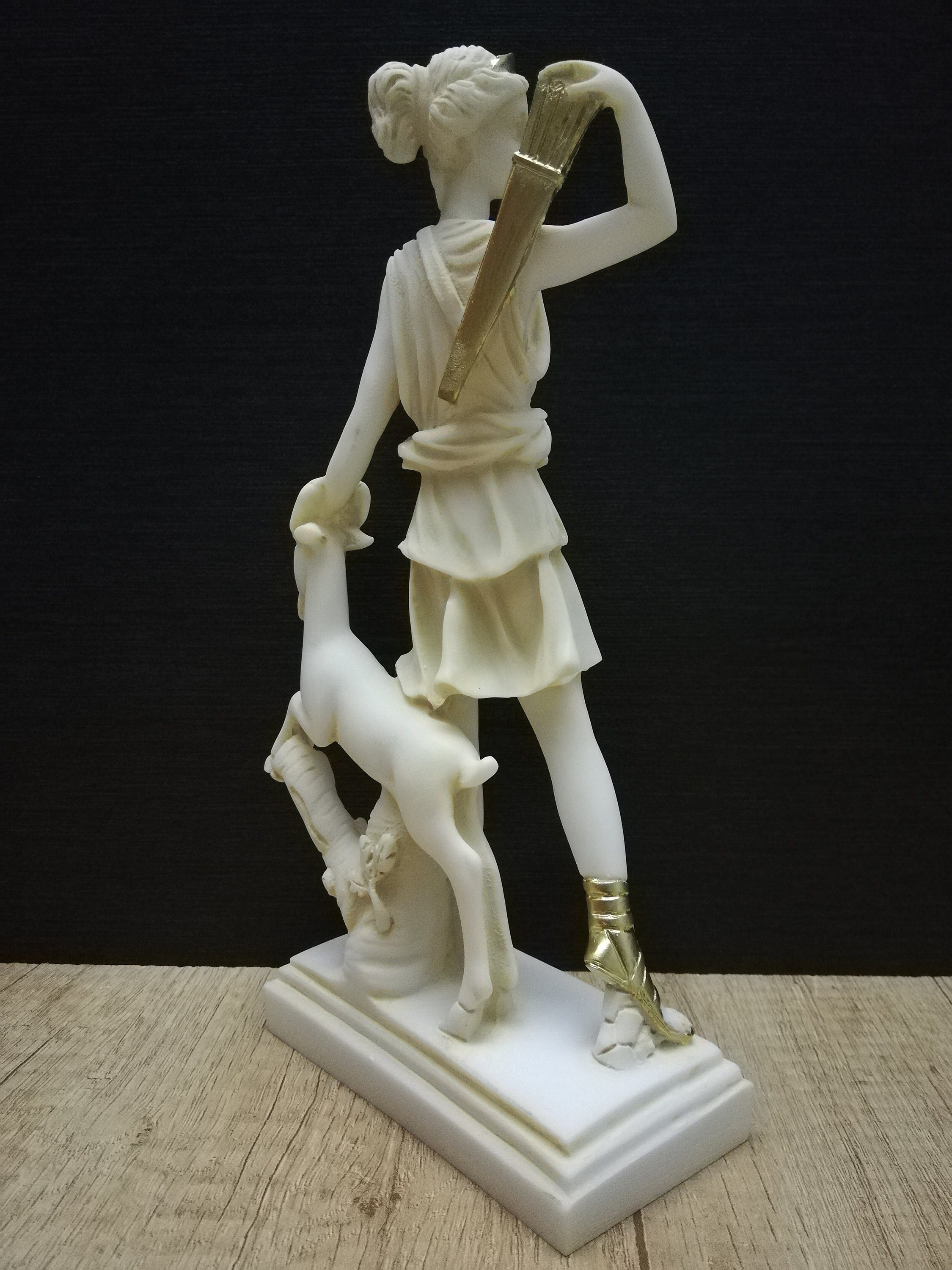 Artemis With Deer Ancient Greek Roman Goddess of the Hunt | Etsy