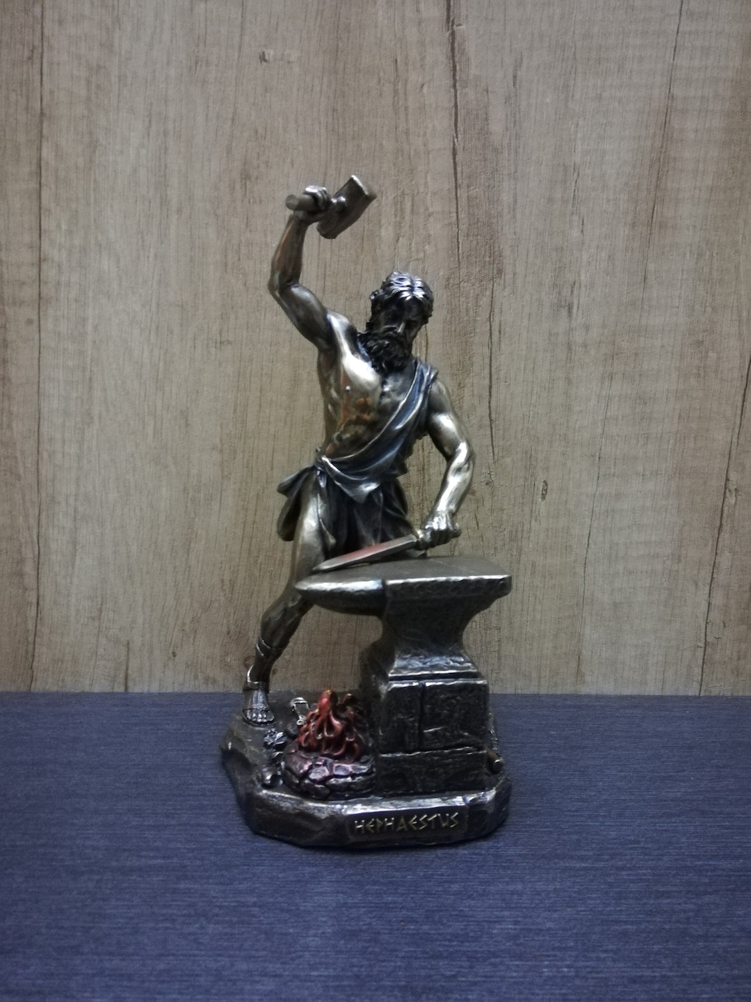 Hephaestus Greek Roman God of Blacksmiths 22cm 8.66in Greek Mythology ...