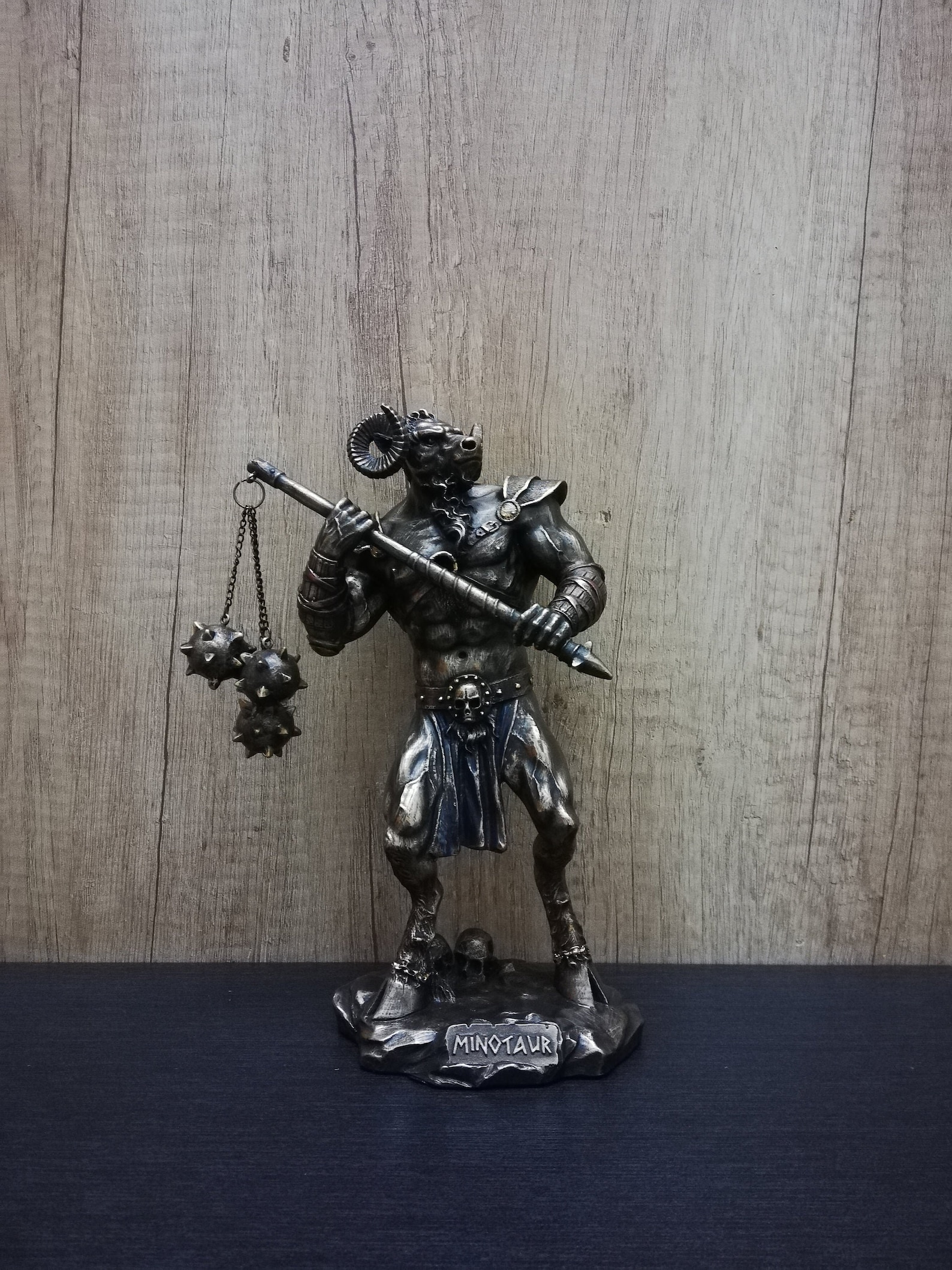 Minotaur Ancient Greek Statue Cretan Bull 21cm-8.26in Unique - Etsy