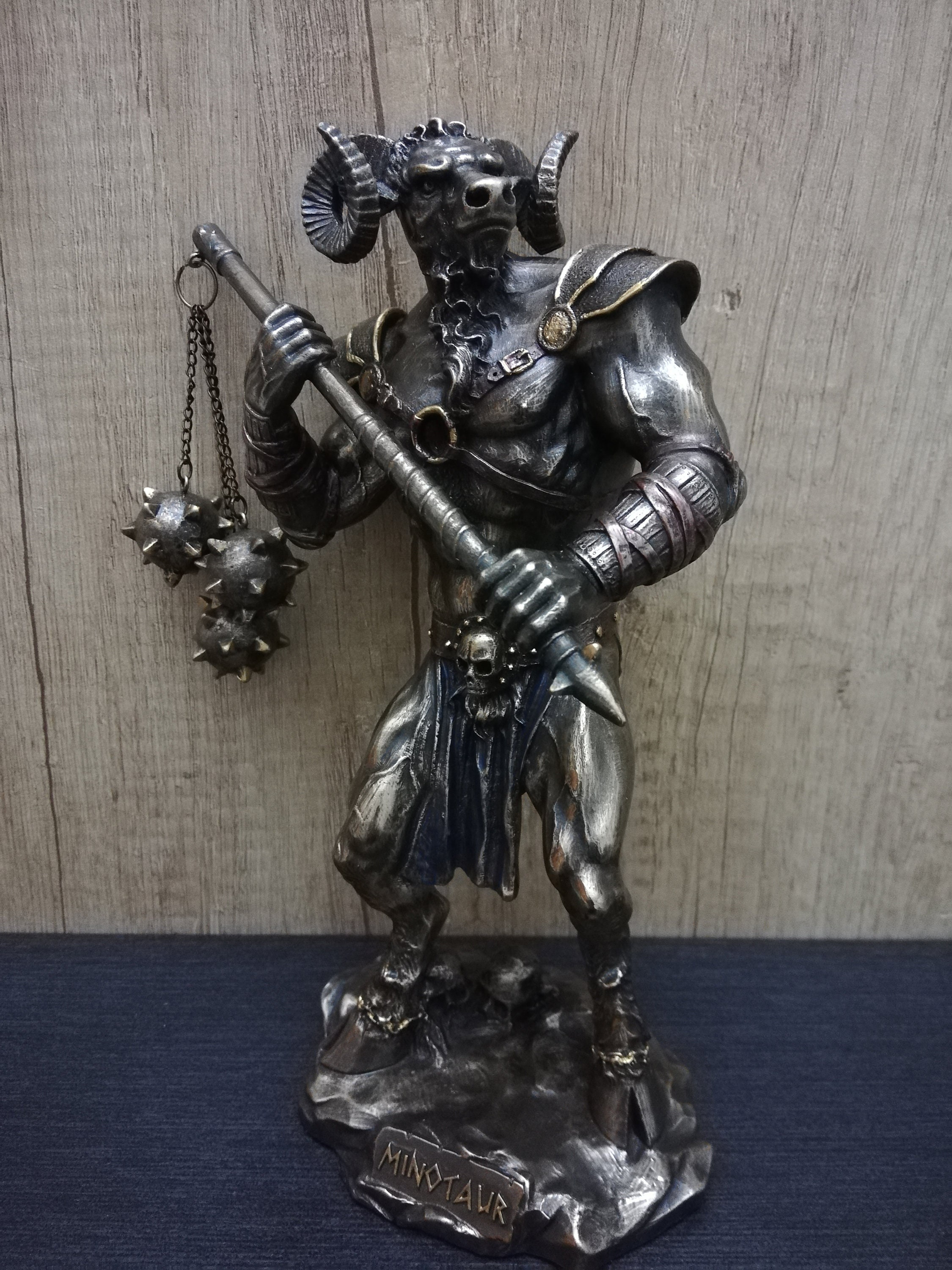 Minotaur Ancient Greek Statue Cretan Bull 21cm-8.26in Unique - Etsy