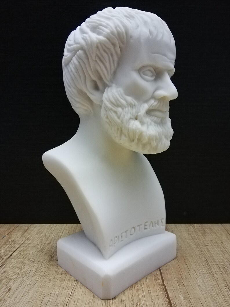 Aristotle Bust Head Famous Greek Philosopher Handmade Greek - Etsy