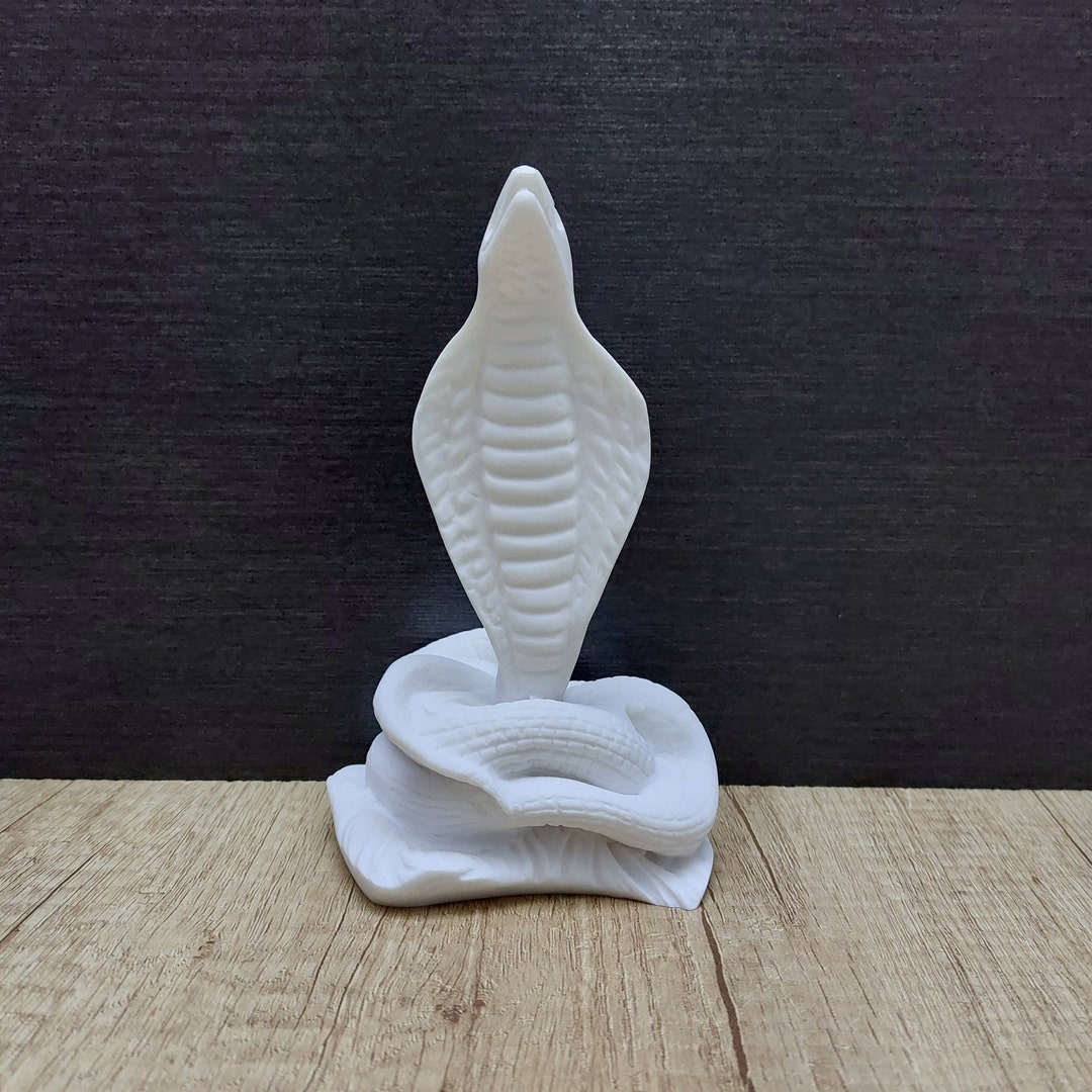 Cobra Handmade Sculpture 16.5cm-6.50in Greek Statue Snake Home Decor ...