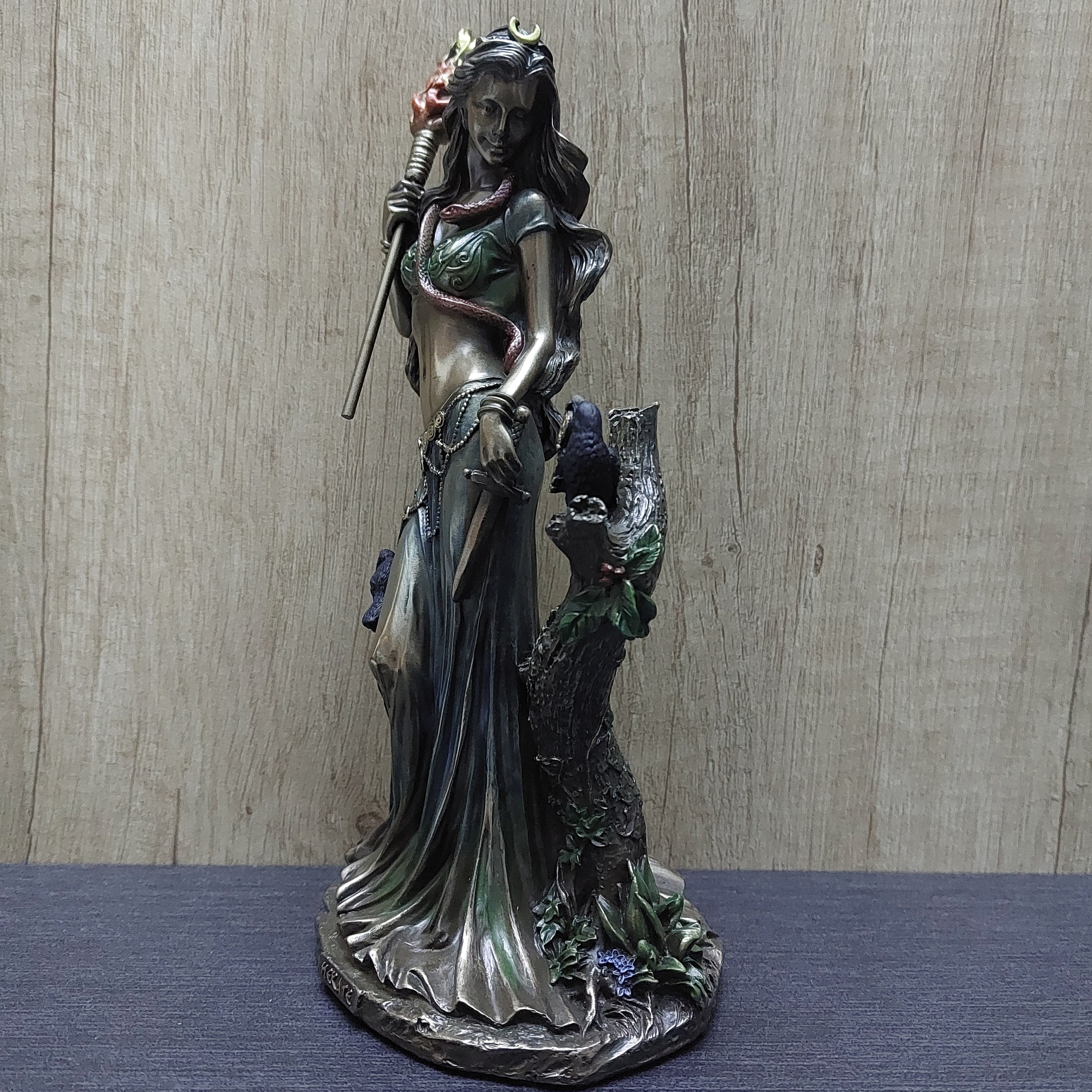 Hecate Statue, Greek Goddess of Magic, Bronze Color, 10.23 Inch - Etsy