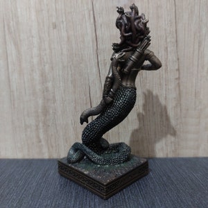 Medusa Mermaid Ancient Greek Mythology 9.5cm - 3.74in Mini Gorgo Unique ...