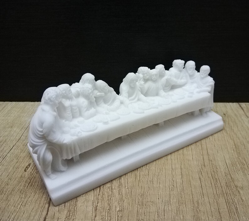 The Last Supper Handmade Marble Sculpture 7cm-2.75inh & - Etsy