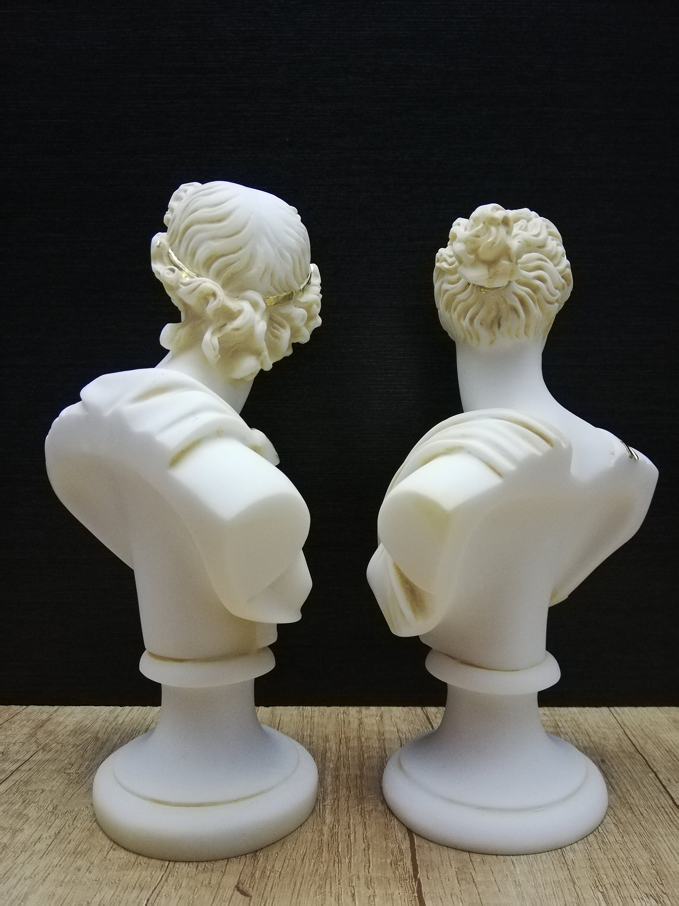 Artemis 22cm Bust Head Diana Apollo 23.5cm Greek Roman God - Etsy