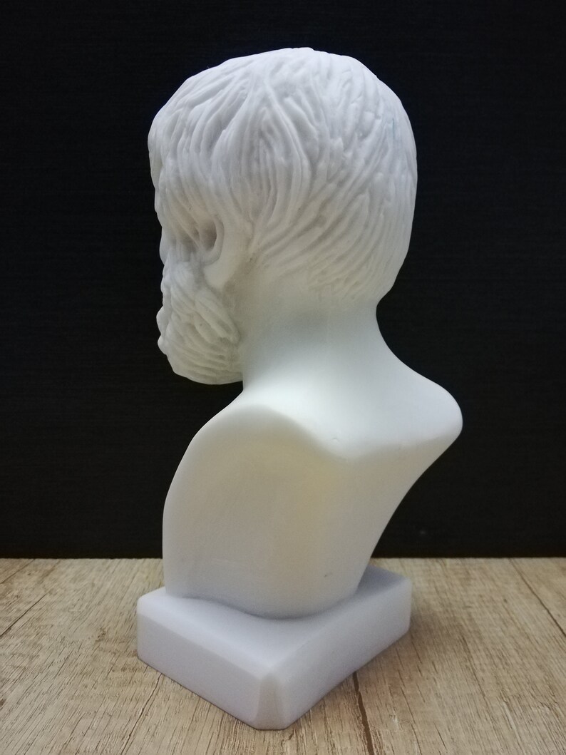 Aristotle Bust Head Famous Greek Philosopher Handmade Greek - Etsy