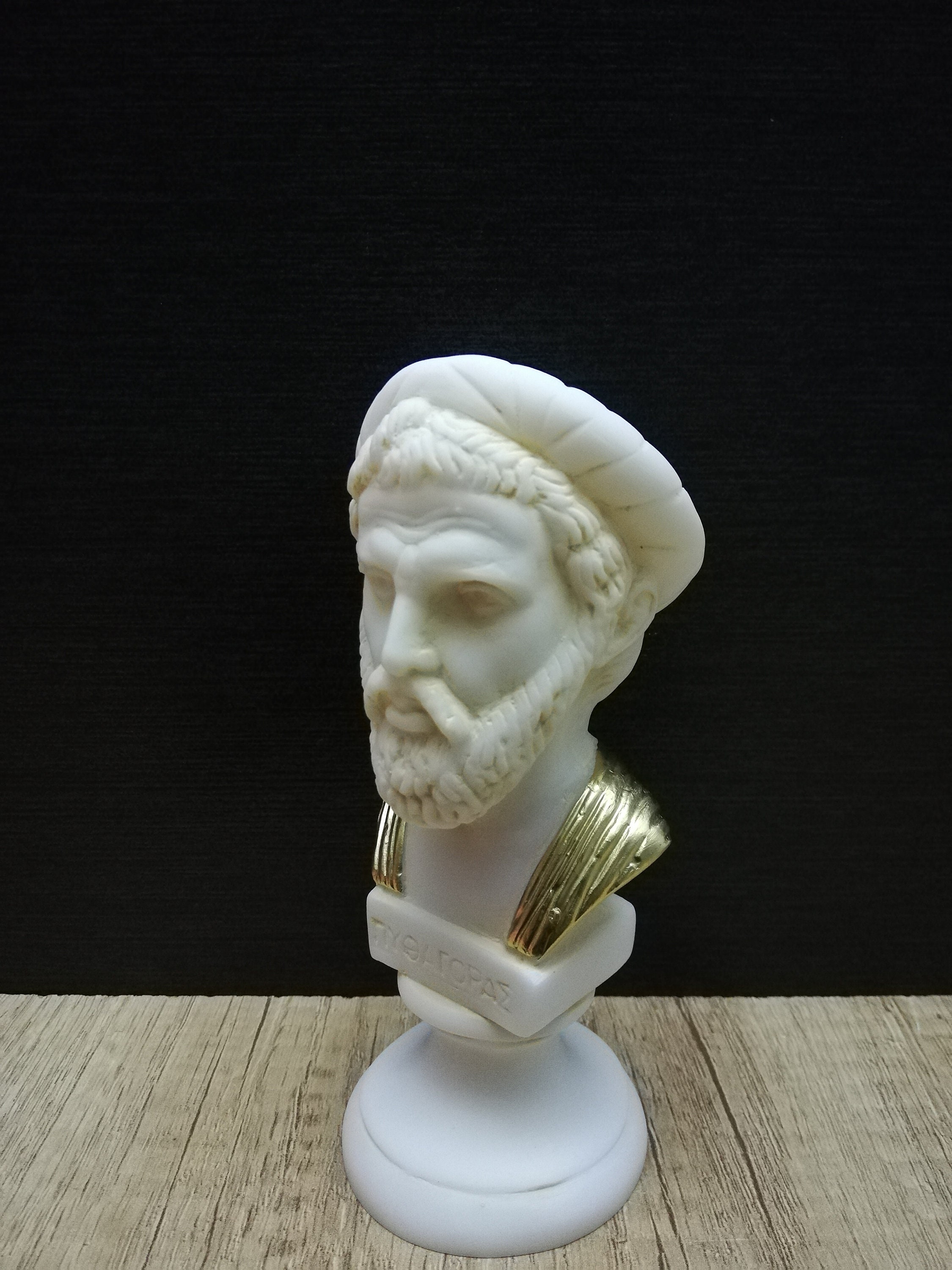 Pythagoras Bust Head 15cm-5.90in Famous Greek Philosopher | Etsy