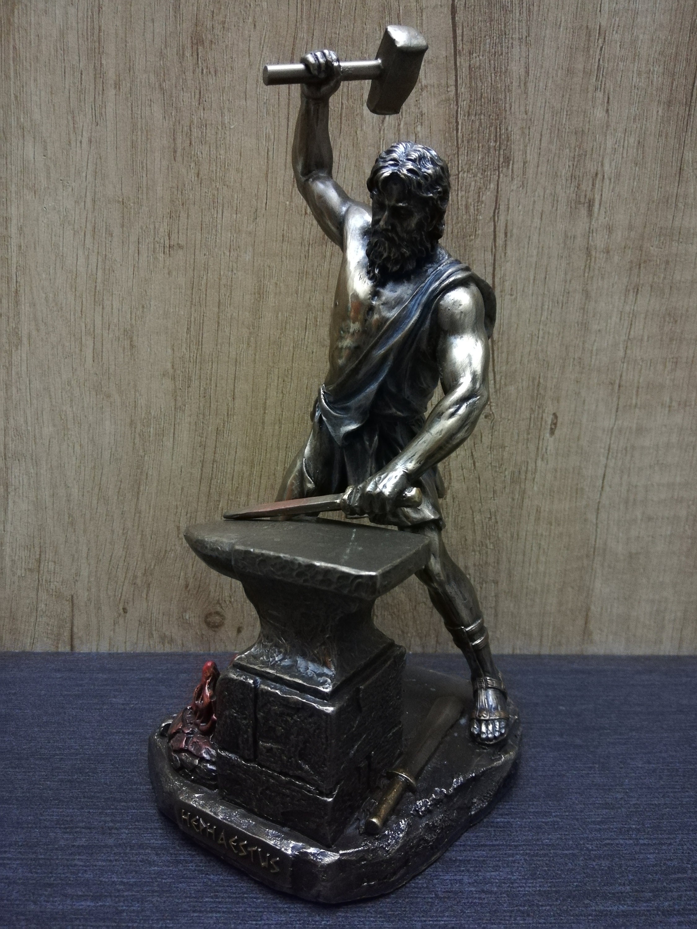 Hephaestus Greek Roman God of Blacksmiths 22cm 8.66in Greek - Etsy