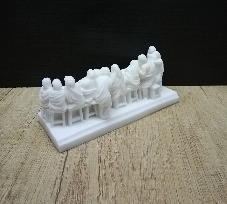 The Last Supper Handmade Marble Sculpture 7cm-2.75inh & - Etsy
