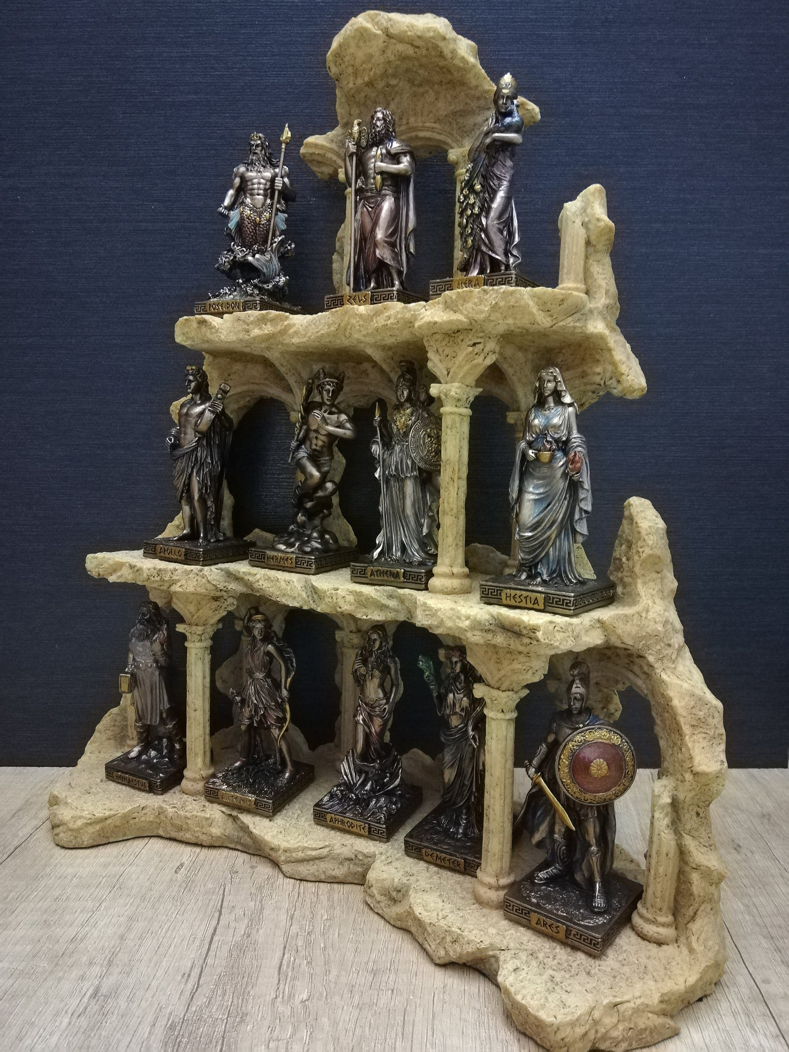 Greek Mythology Olympian Gods Statue Set - Veronese Design - Etsy