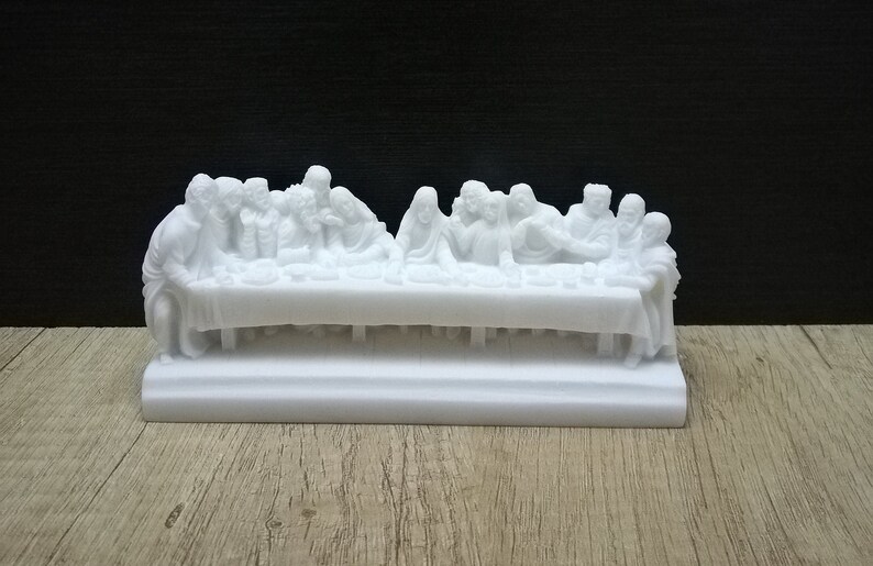 The Last Supper Handmade Marble Sculpture 7cm-2.75inh & - Etsy