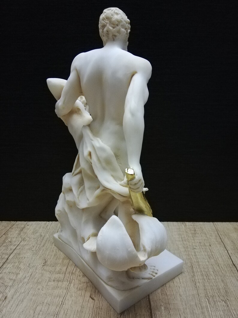 Hercules & Hesione Alabaster Statue: Greek Hero and Trojan Princess - Etsy