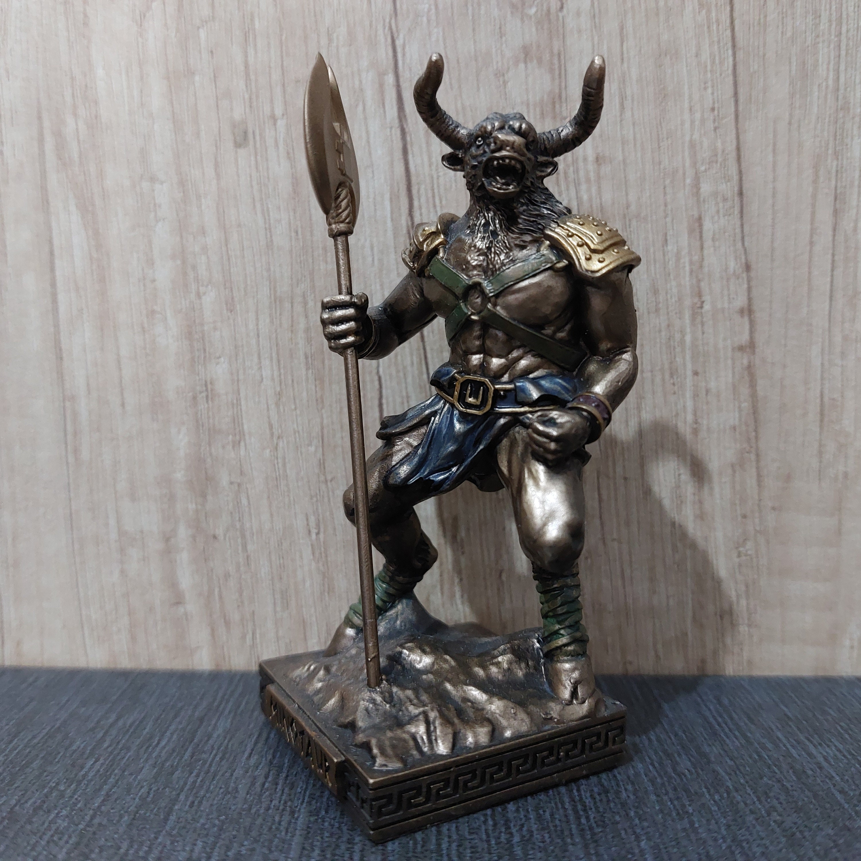Minotaur Ancient Greek Statue Cretan Bull 9.5cm-3.74in Mini - Etsy