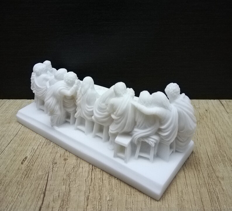 The Last Supper Handmade Marble Sculpture 7cm-2.75inh & - Etsy