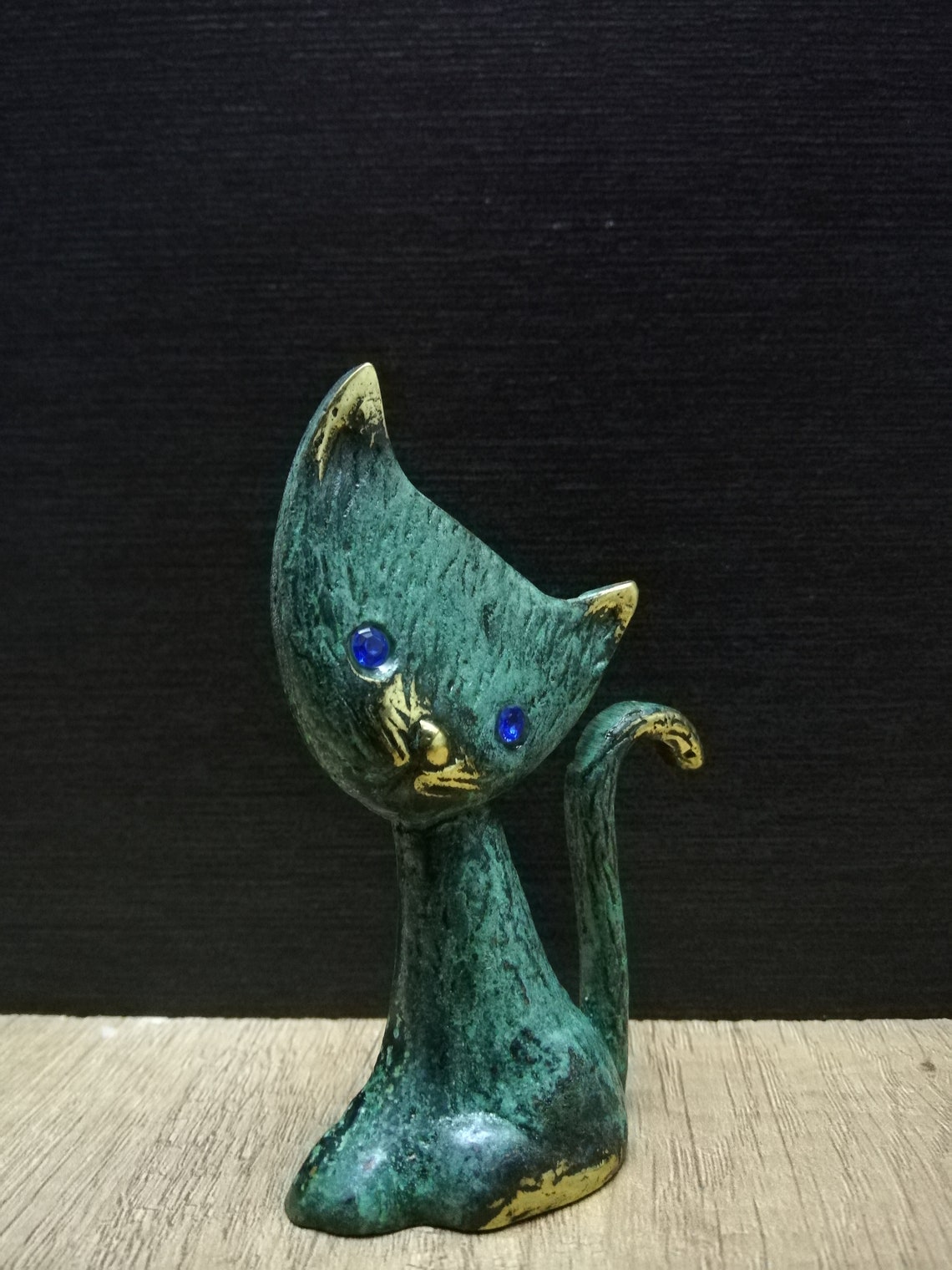 Cat Bronze Cute Small Animals Handmade Bronze Sculpture - Etsy UK