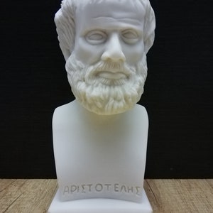 Aristotle Bust Head Famous Greek Philosopher Handmade Greek Sculpture ...