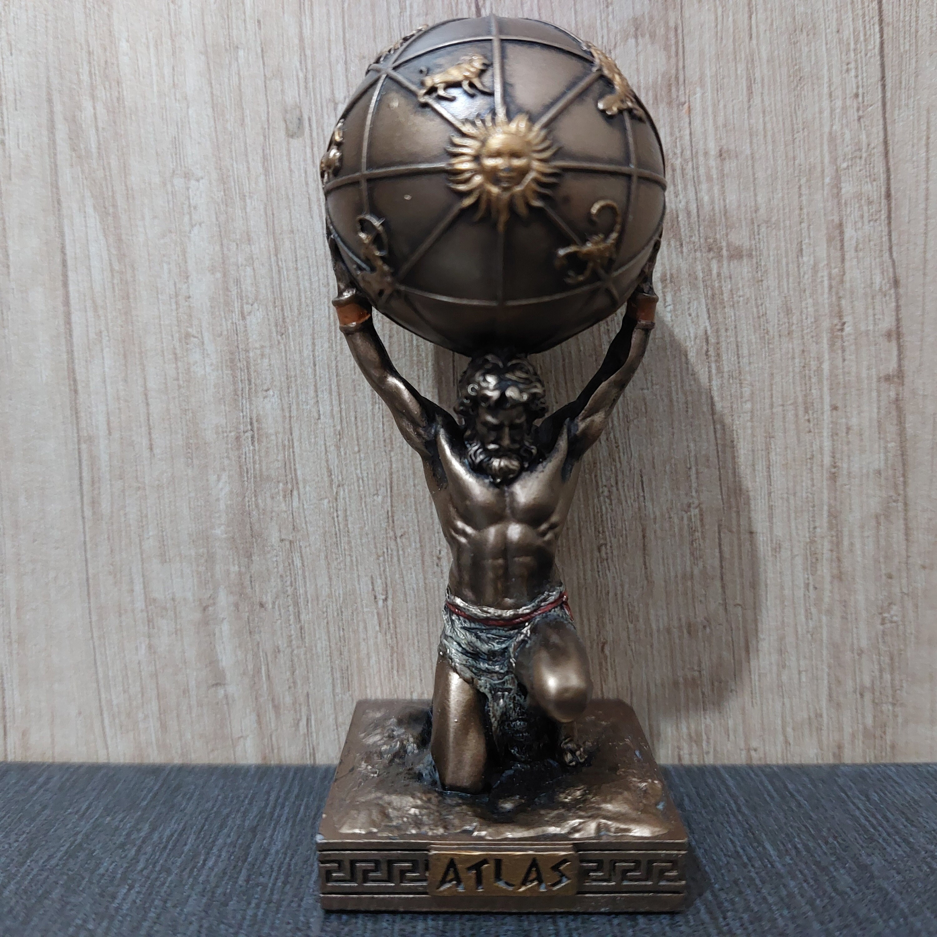 Atlas Titan Hold up the Celestial Heavens 9.3cm-3.66in Museum - Etsy